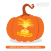 Inside Out 2: Anxiety Pumpkin Carving Stencil - Custom Pumpkin Stencils ...