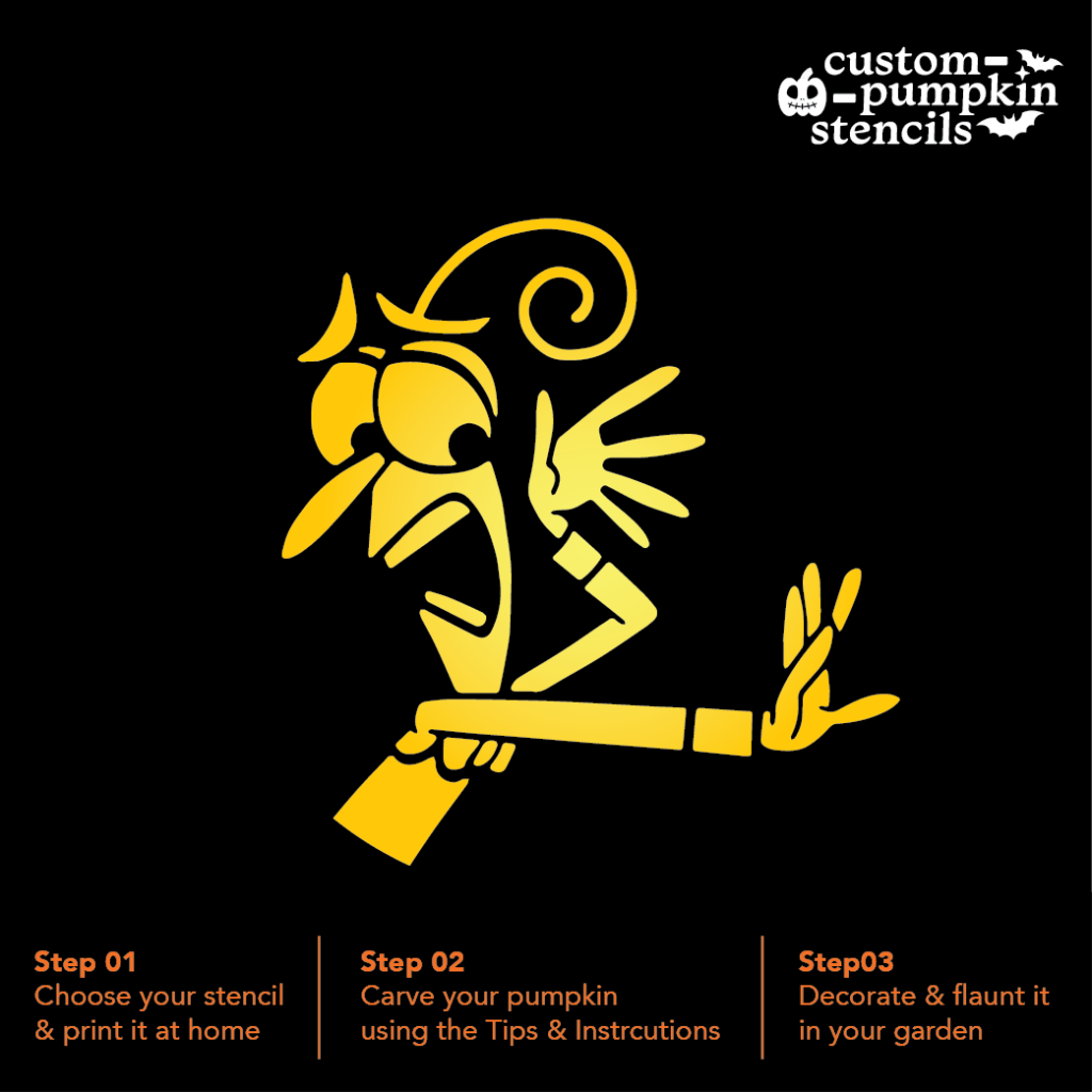 Inside Out: Fear Pumpkin Carving Stencil - Custom Pumpkin Stencils 2025