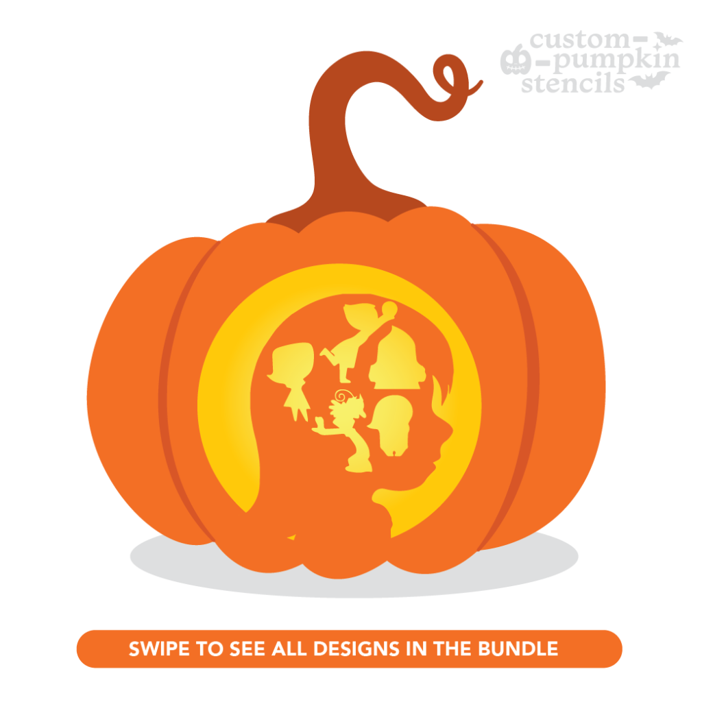 Inside Out: Riley Pumpkin Carving Stencil - Custom Pumpkin Stencils 2025