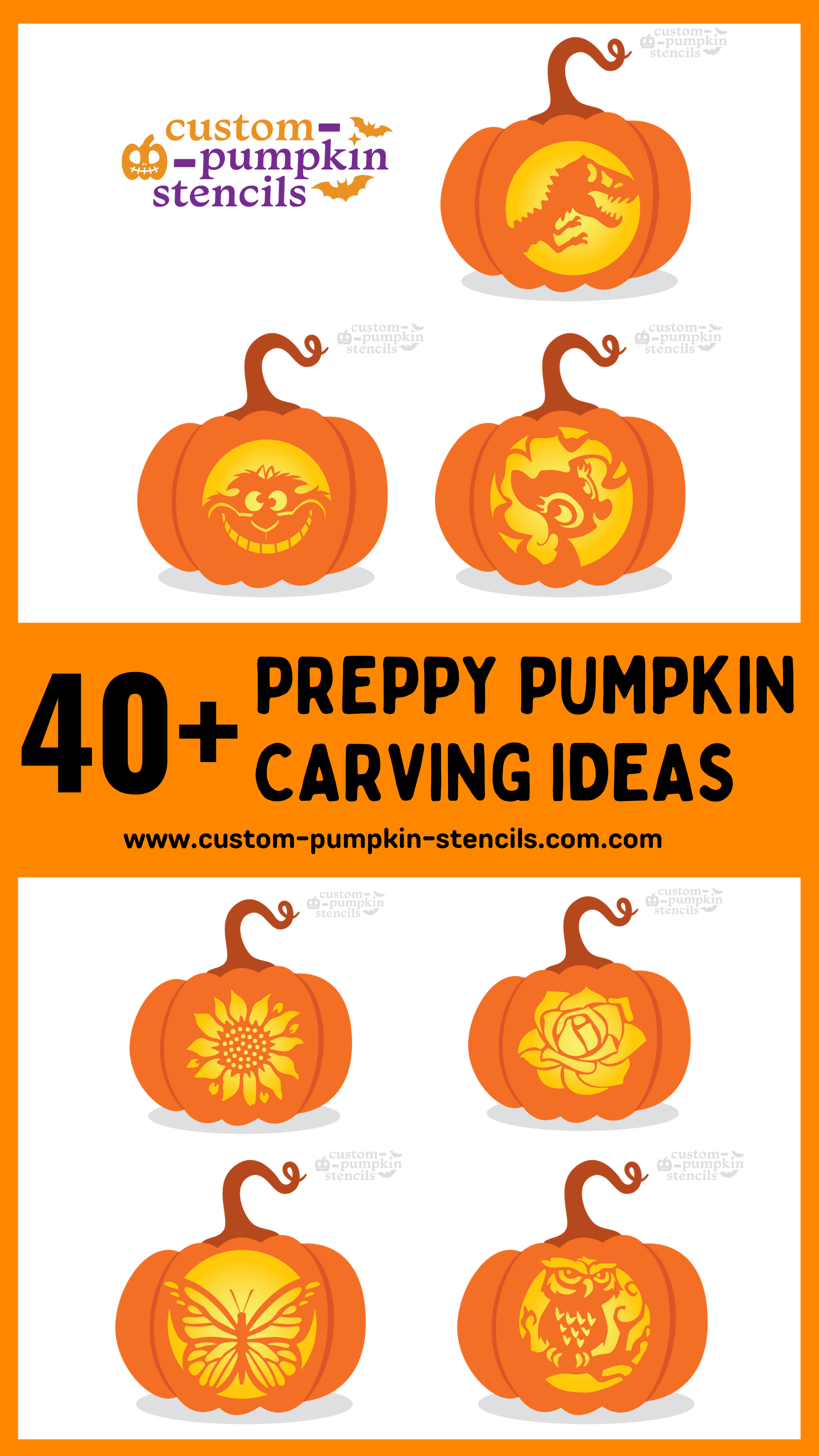 40+ Preppy Pumpkin Carving Ideas for Halloween 2024
